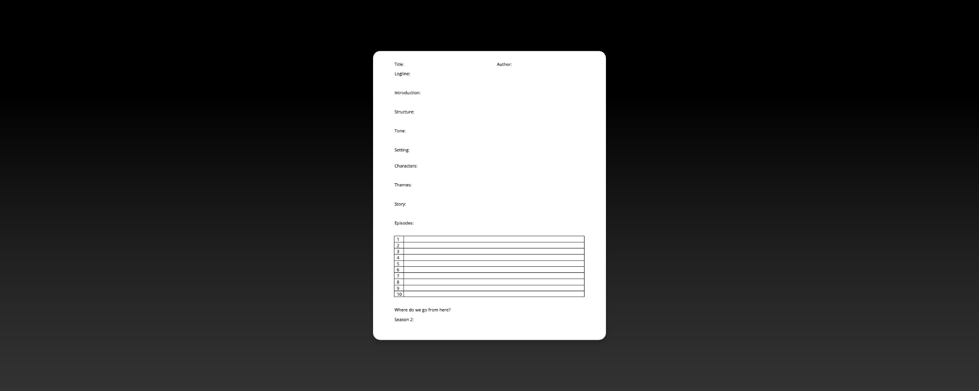 Show Bible Template FREE Template Here Wedio